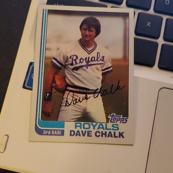 Other | Dave Chalk Baseball Card | Poshmark